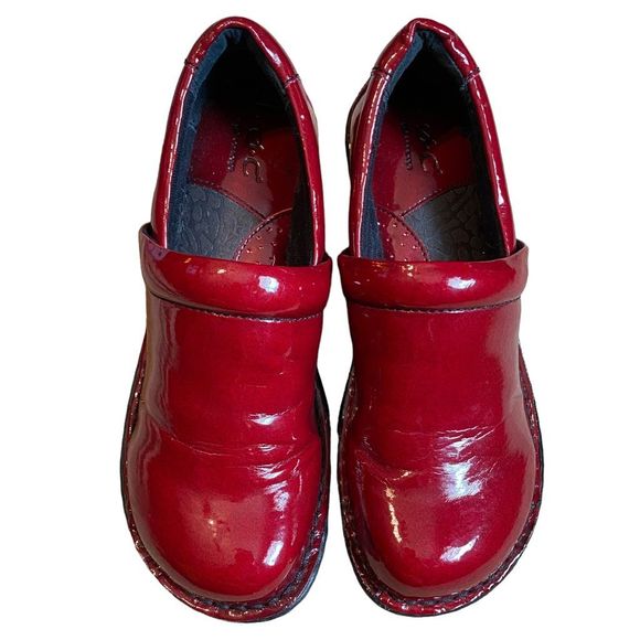 Born | Shoes | Born Red Work Nurse Chef Clogs 65 37 Candy Apple Red ...